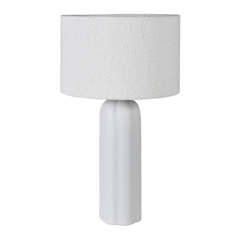 Amelia Boucle Shade Table Lamp - Nicky Cornell