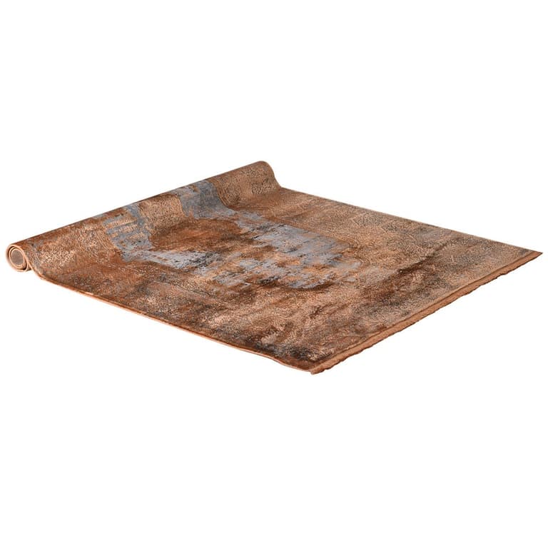 Large Copper Patterned Rug - Nicky Cornell