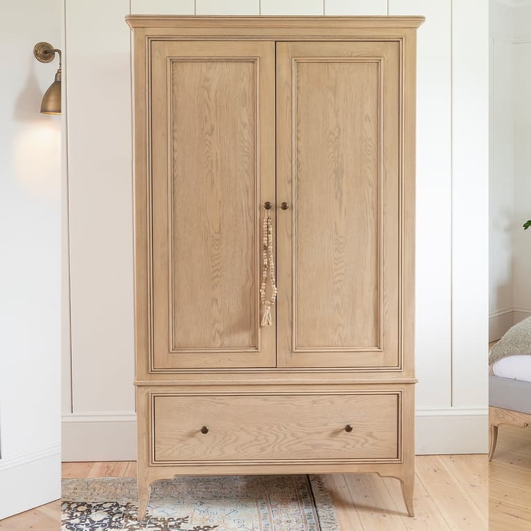 Willis and Gambier Toulon Oak 2 Door 1 Drawer Wardrobe a UK Stockist ...