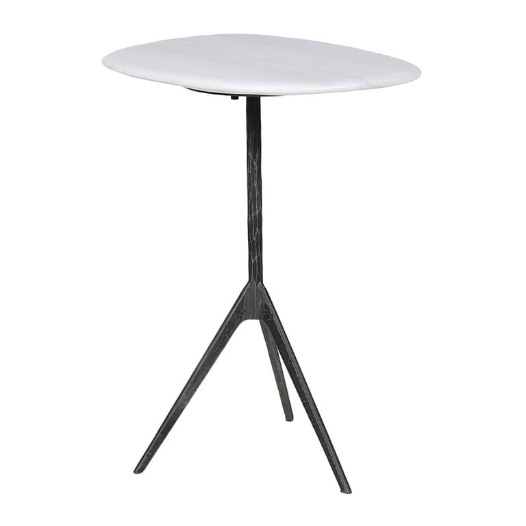 Luna Marble Side Table - Nicky Cornell