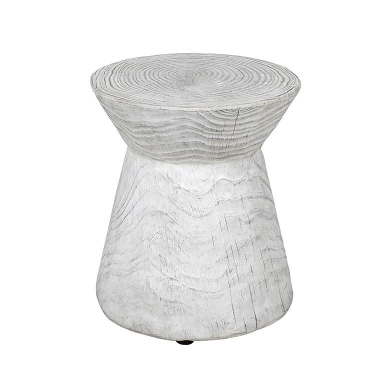 Eco White Wood Stool - Nicky Cornell