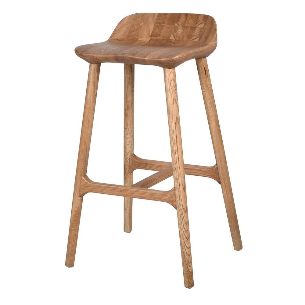 Wardell Weathered Oak Bar Stool - Nicky Cornell