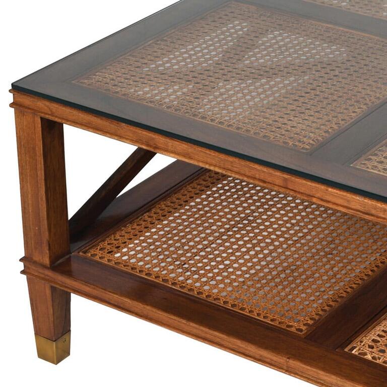Napoleon Coffee Table Glass Top - Nicky Cornell