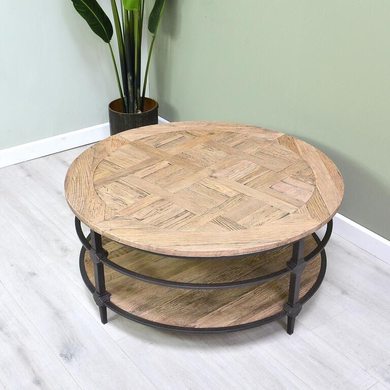 Shoreditch Industrial Round Coffee Table - Nicky Cornell