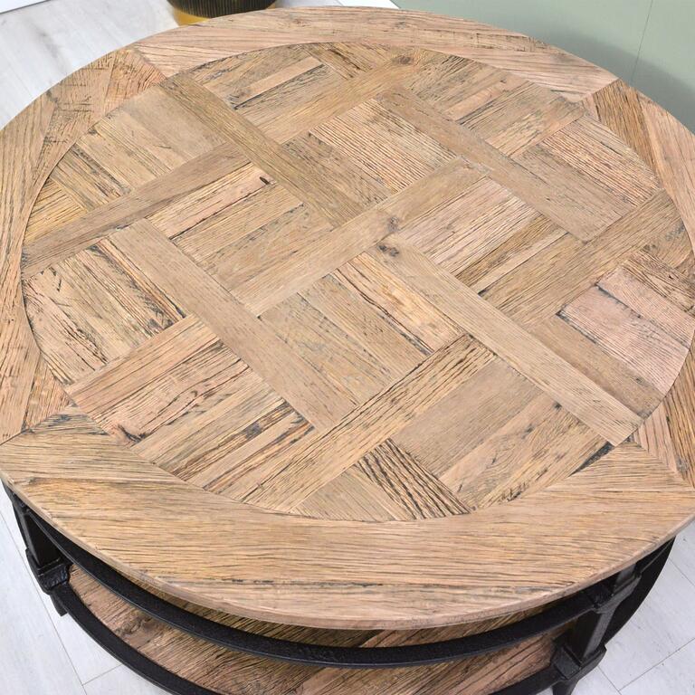 Shoreditch Industrial Round Coffee Table - Nicky Cornell