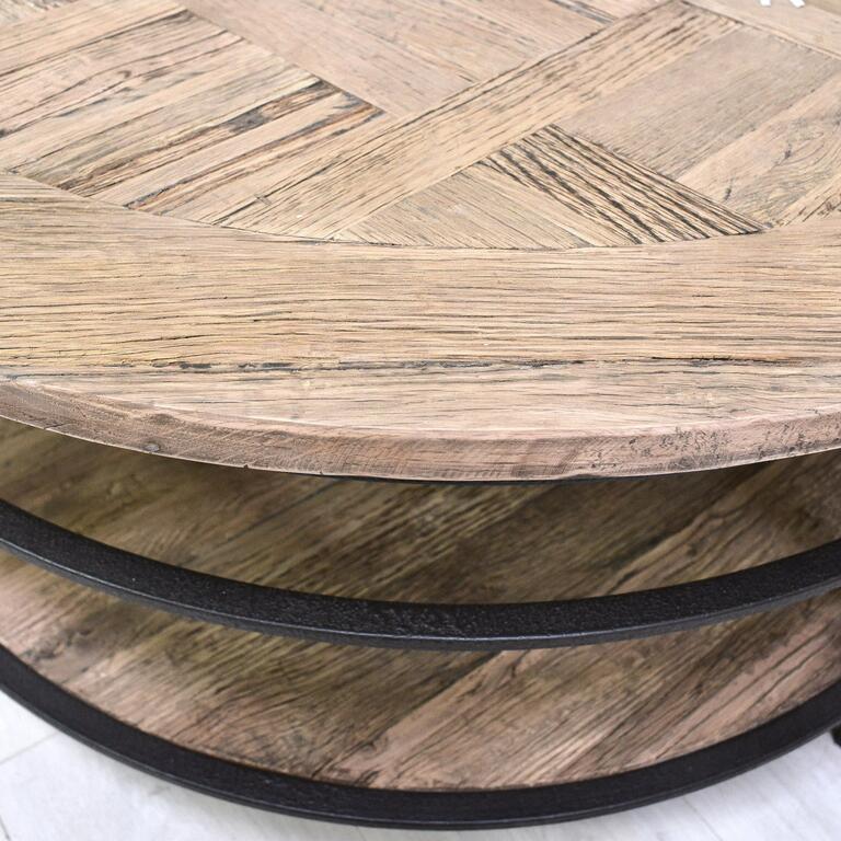 Shoreditch Industrial Round Coffee Table - Nicky Cornell