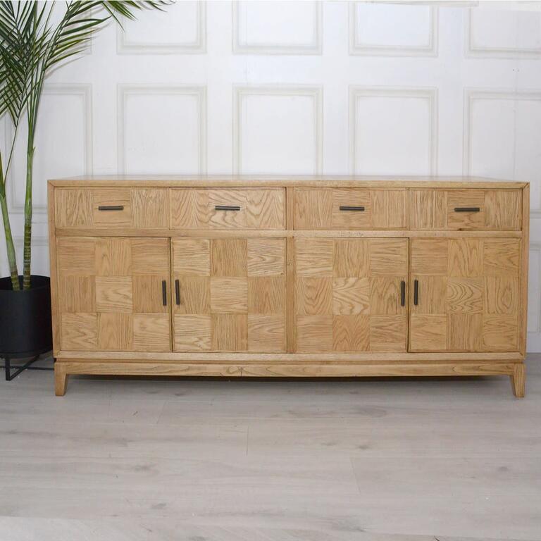 Parquet Oak Squares Large Sideboard - Nicky Cornell